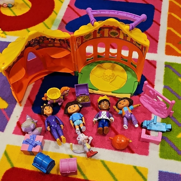 Mattel | Toys | Dora The Explorer Playset With Figures | Poshmark